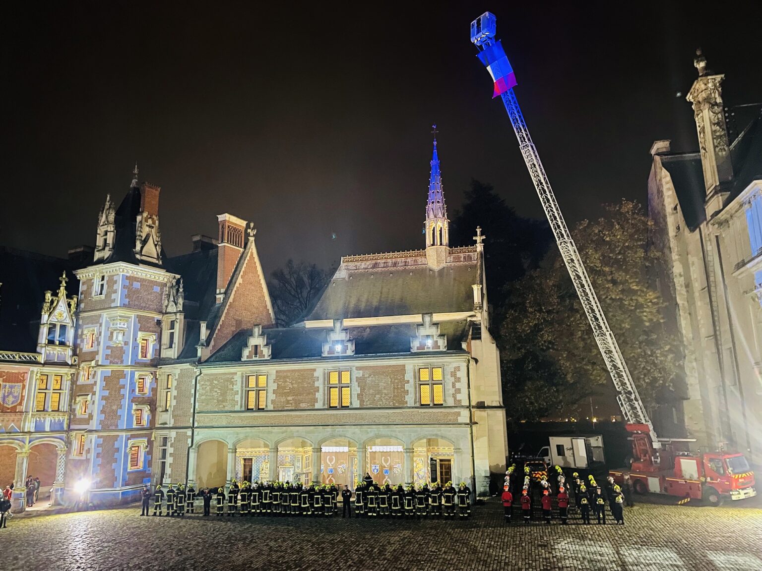 Sainte-Barbe départementale 2022 au château royal de Blois - SDIS 41